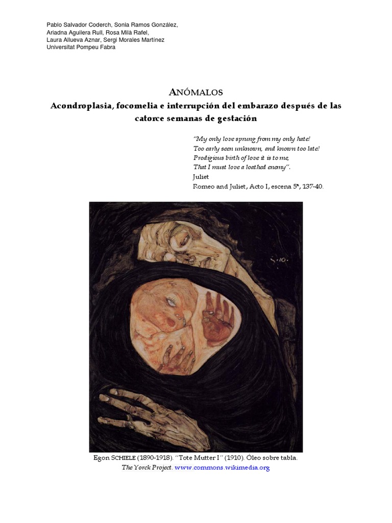 Focomelia PDF | PDF | El embarazo | Aborto