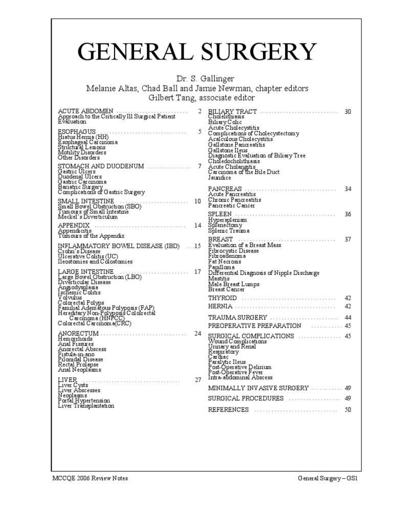 General Surgery | PDF | Esophagus | Gastroesophageal Reflux Disease