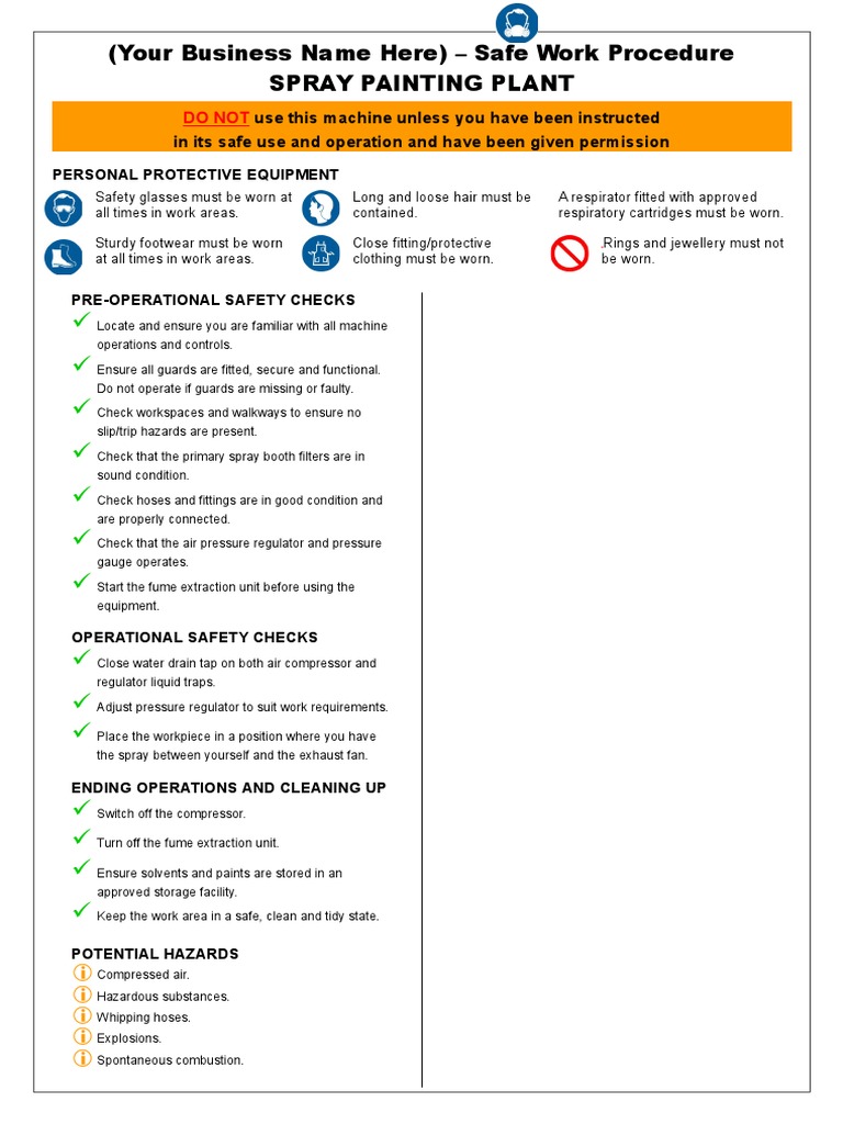 SWP Spray Painting Plant AS554 | PDF | Chemistry | Manufactured Goods