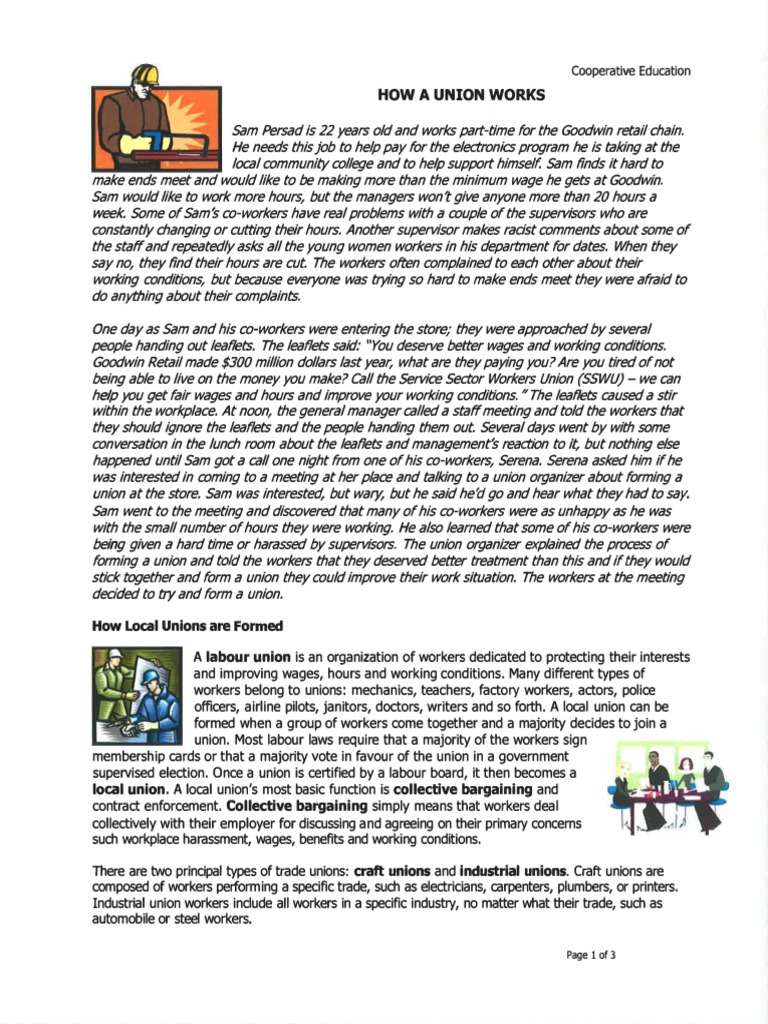 How A Union Works | Download Free PDF | Trade Union | Collective Bargaining