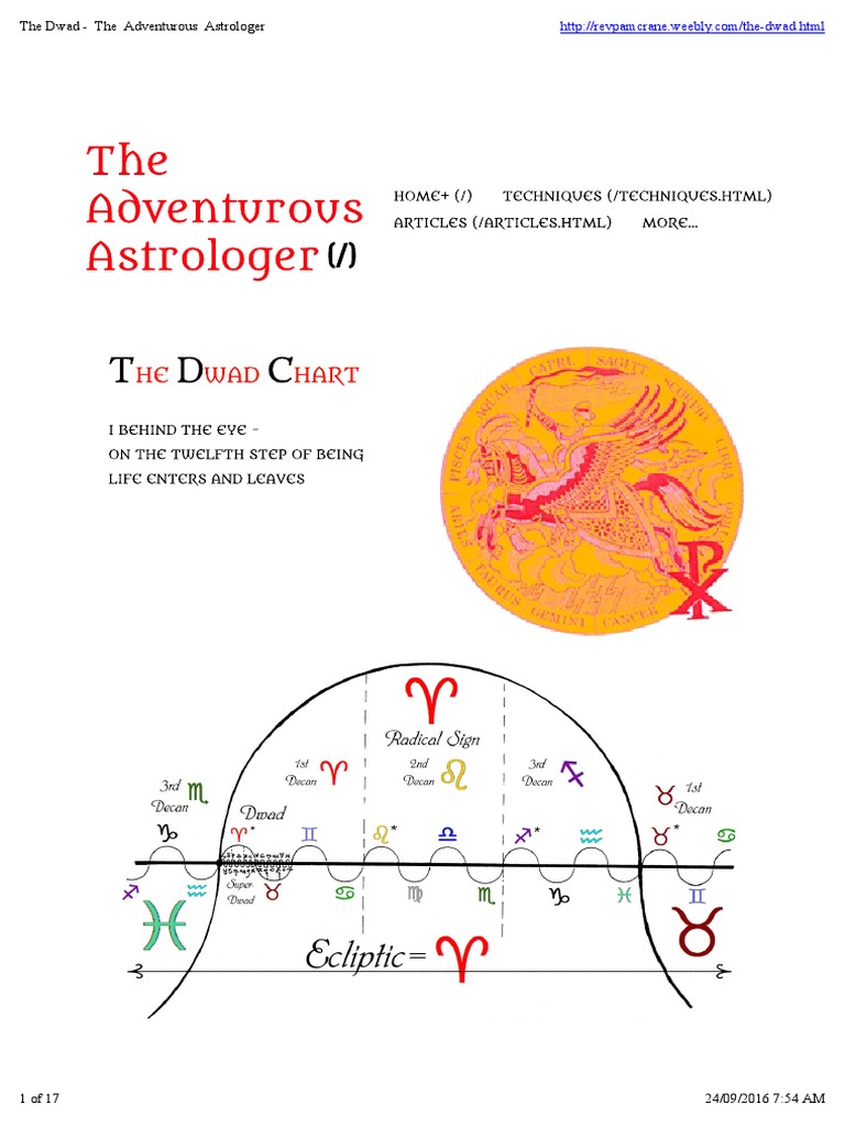 The Dwad - The Adventurous Astrologer | PDF | Astrological Sign ...