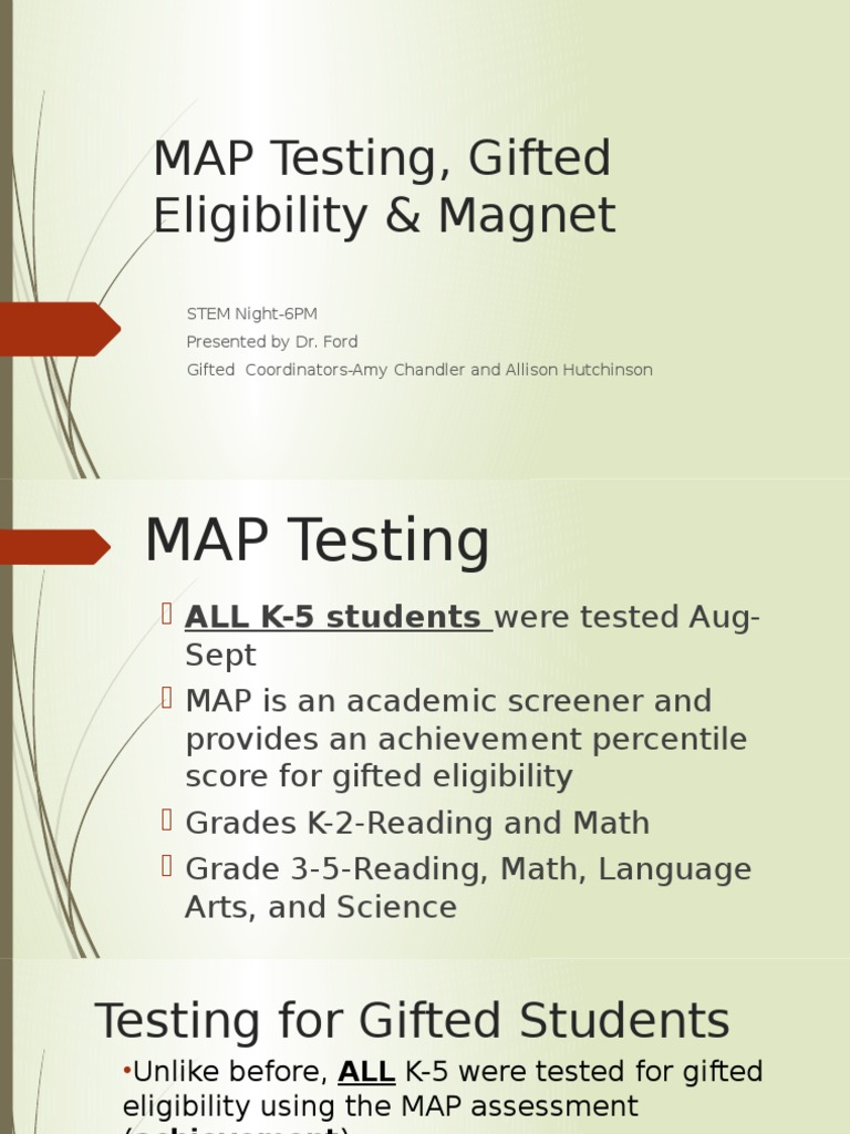 Map Testing 16-17 | PDF