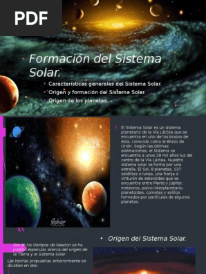 Historia Del Sistema Solar