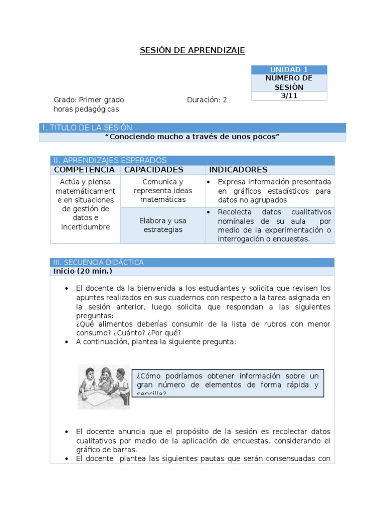 Mat1 U1-Sesion 03 | PDF | Maestros | Estadísticas