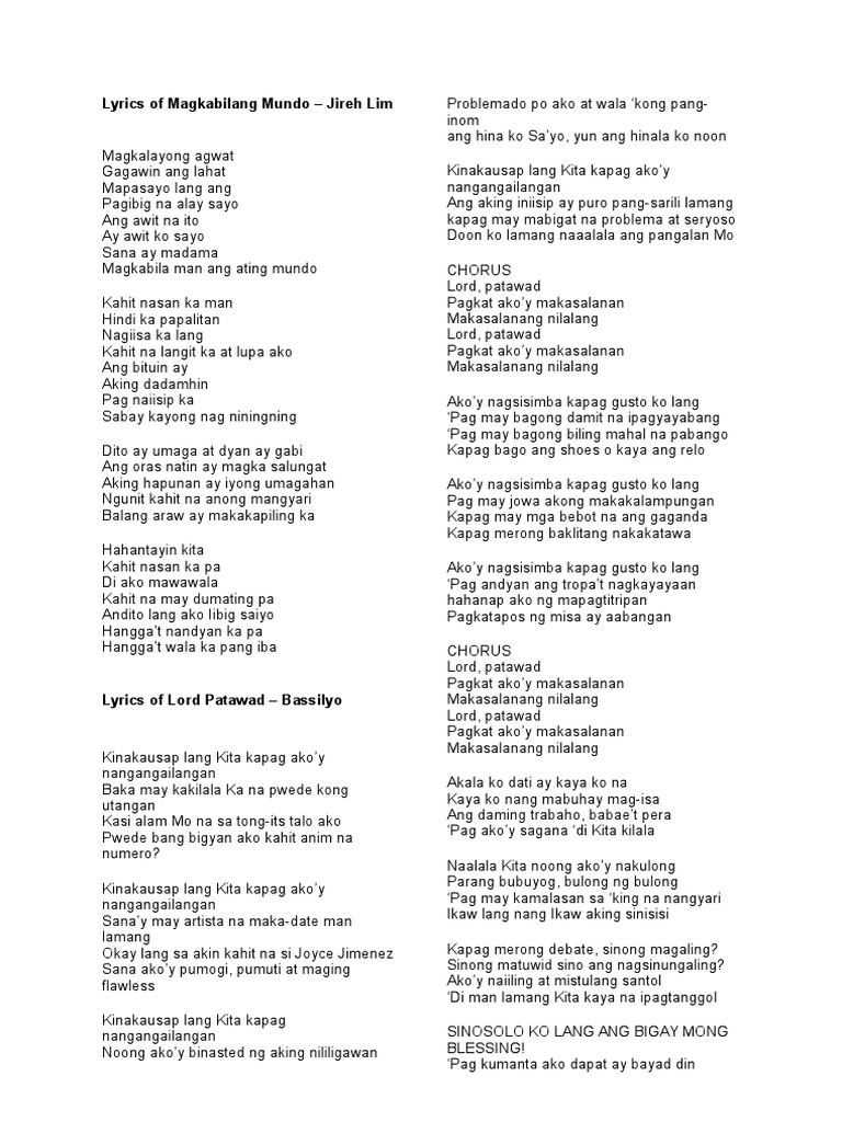 Magkabilang Mundo | PDF