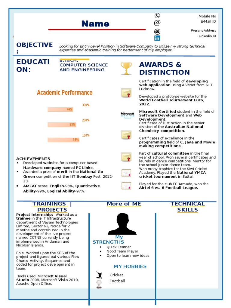 Educati ON: Awards & Distinction: Academic Performance | PDF | Software ...