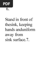 Proper Hand Washing Steps Guide | PDF | Hand Washing | Hand