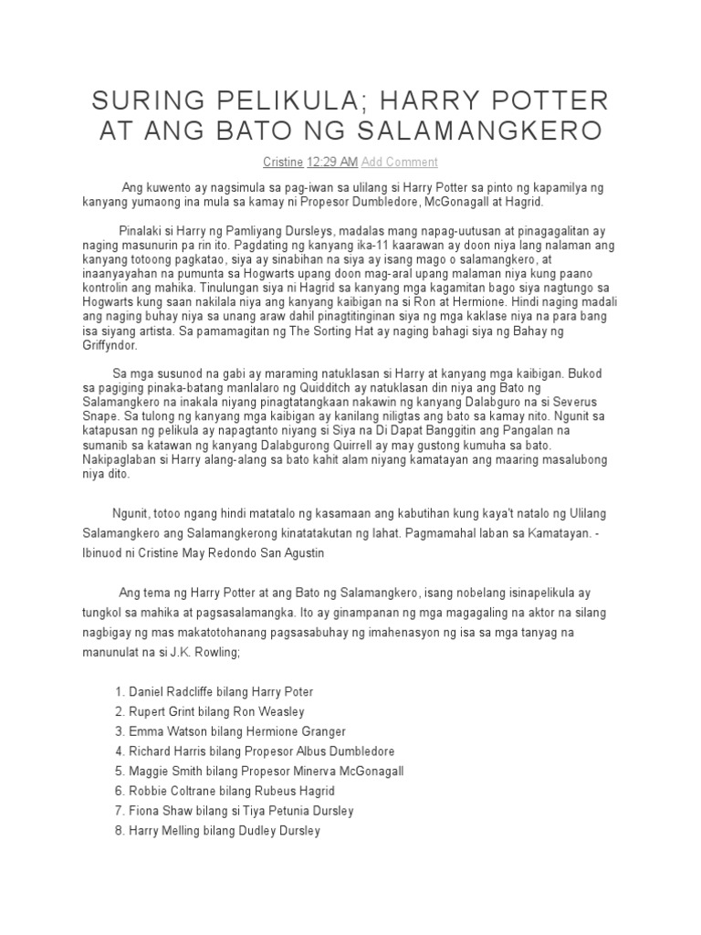 Suring Pelikula | PDF