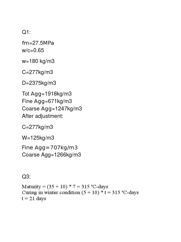 Cv1013 Tut3 Ans | PDF