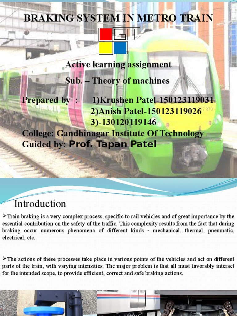 Braking System in Metro Train | PDF | Brake | Force