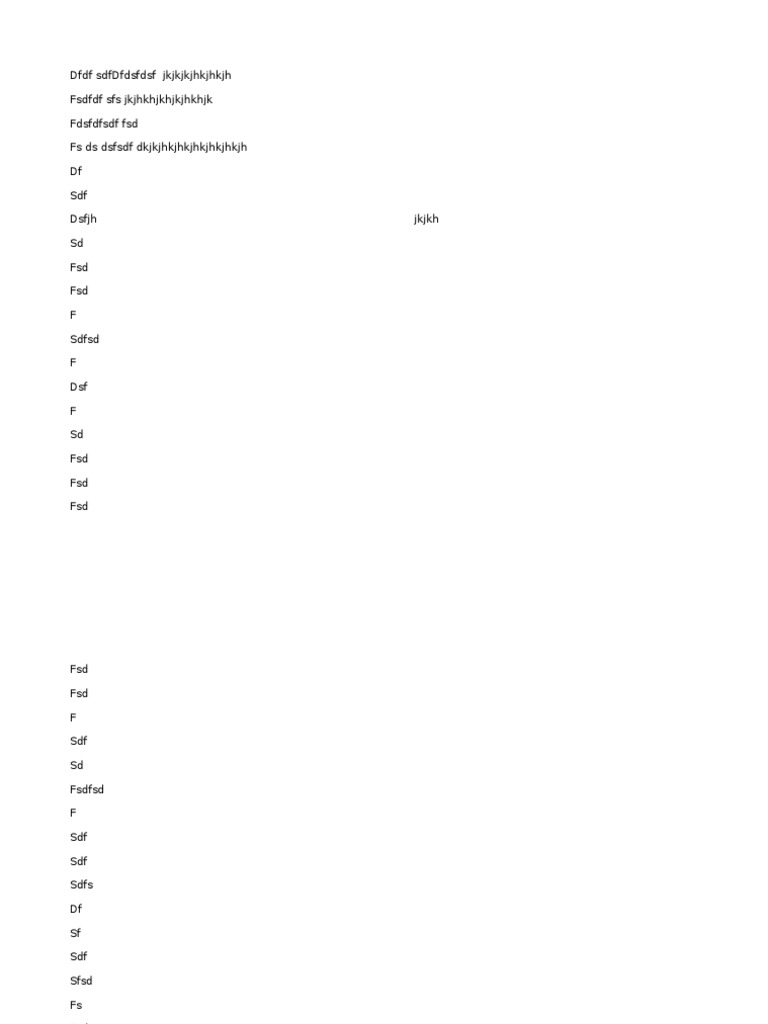 Nonsensical Text Placeholder | PDF