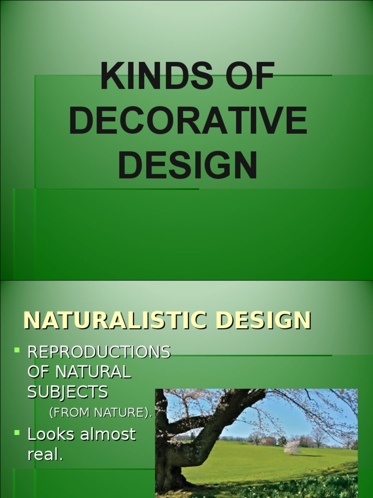 Types of Decorative Design Explained | PDF