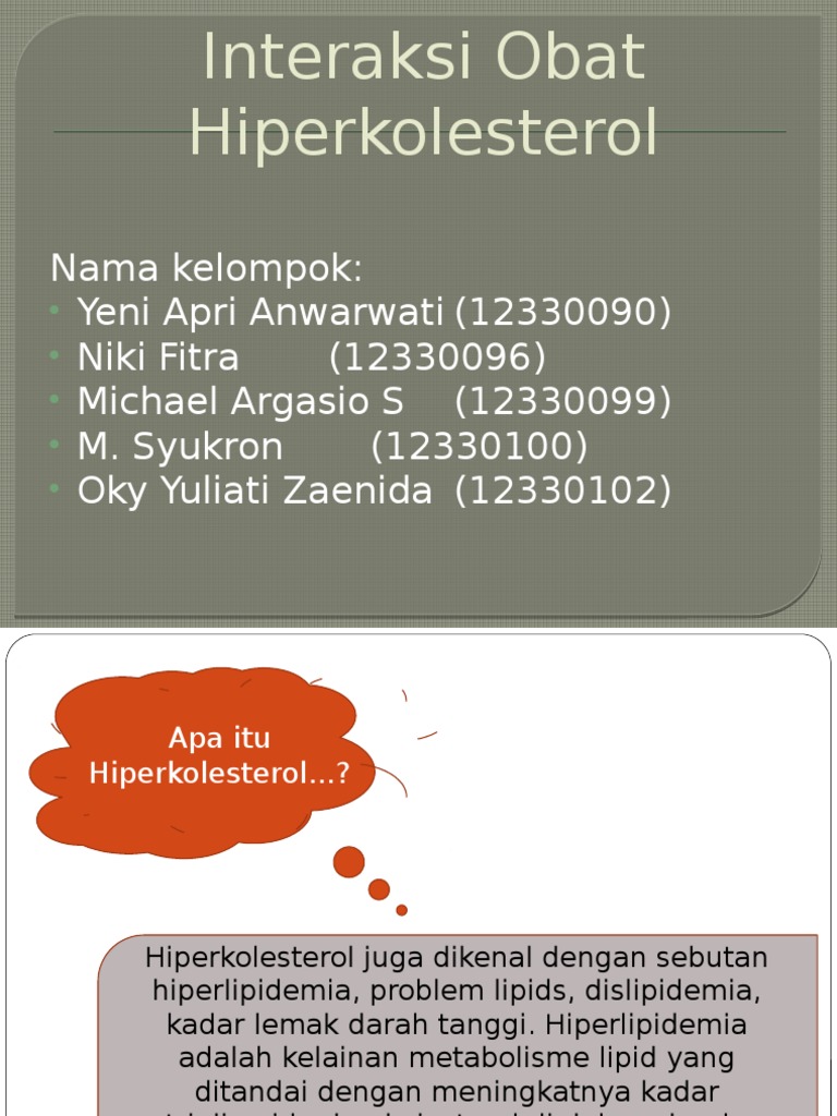 Panduan Obat Hiperkolesterol | PDF
