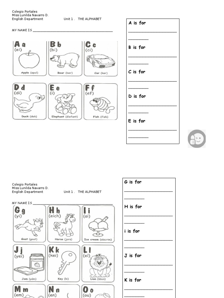 The Alphabet Guides | PDF