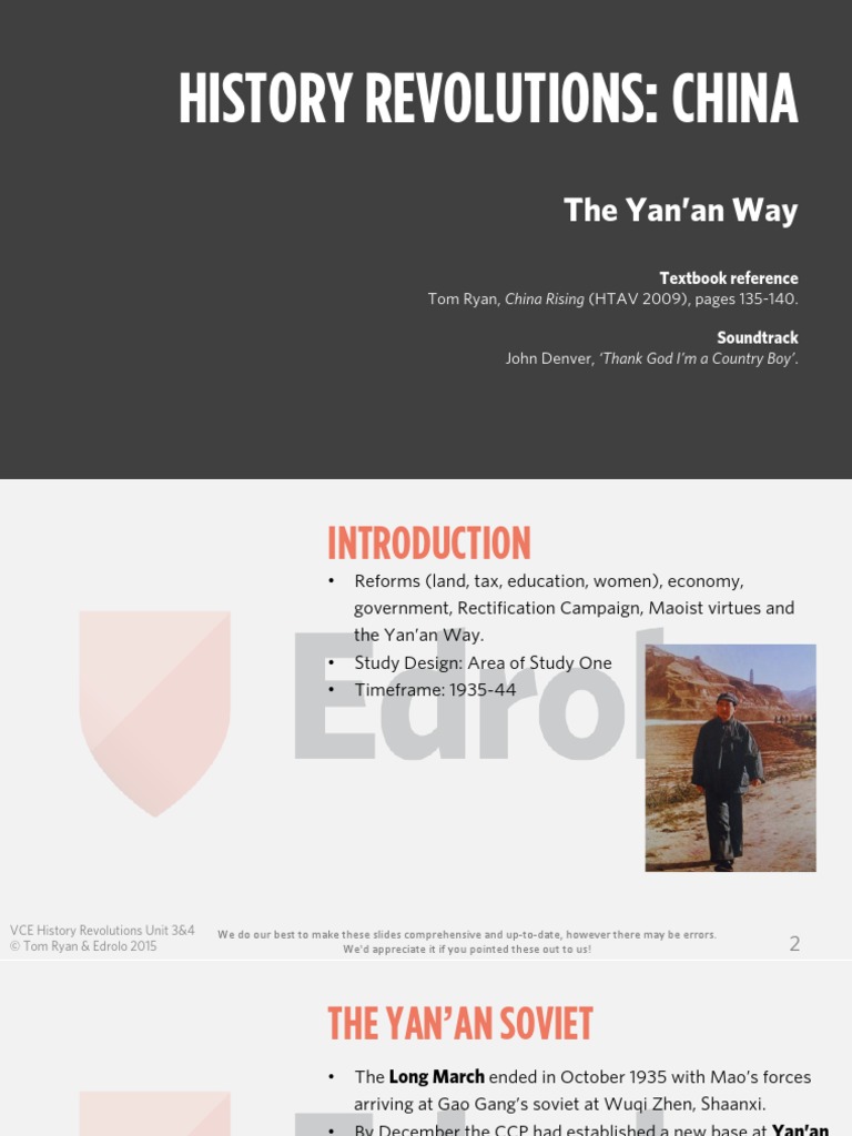 VCE History Revolutions Chinese - Units3&4 AOS1 - Lesson 13 - The Ya'an ...