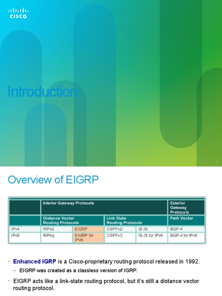 EIGRP | Download Free PDF | Routing | Computer Networking