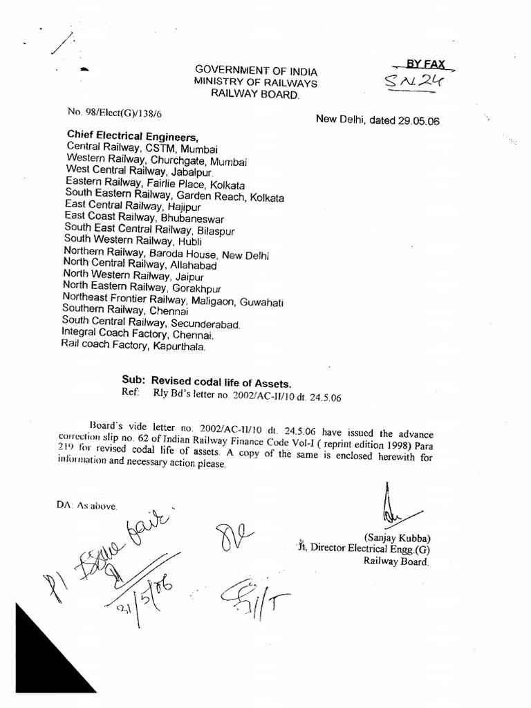 Revised Codal Life | PDF | Engines | Track (Rail Transport)