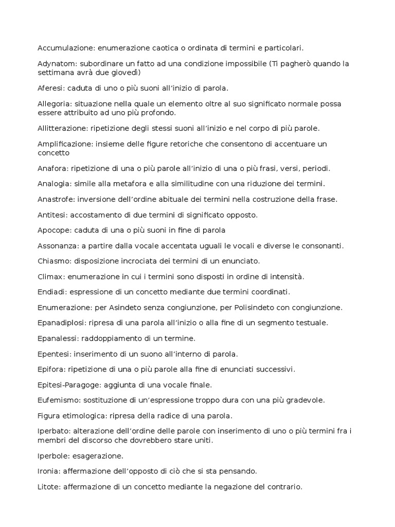 Figure Retoriche | PDF