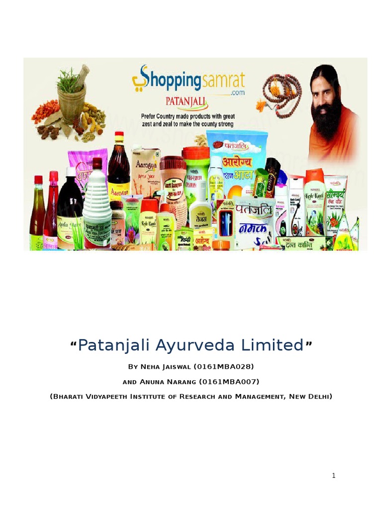 Patanjali Ayurveda Limited | PDF | Brand | Retail