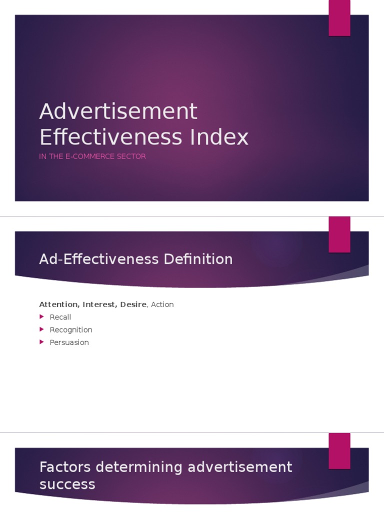 E-Commerce Ad Effectiveness Analysis | PDF