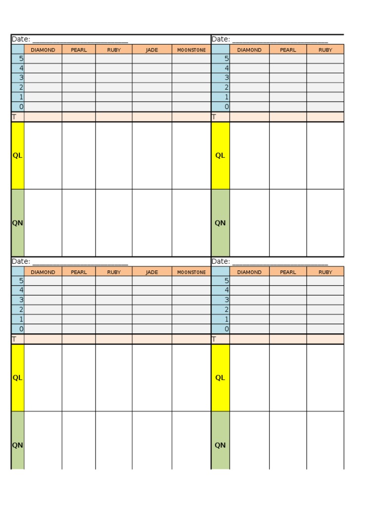 Gemstone Frequency Chart | PDF