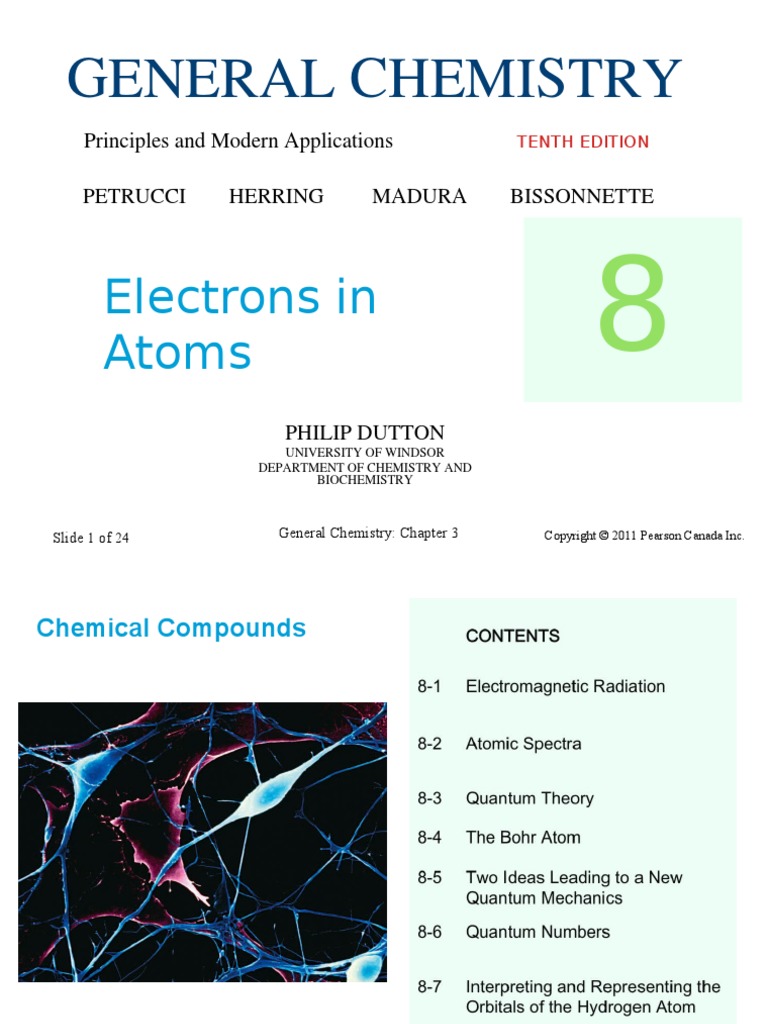 Ch08 Lecture Pdf Electron Configuration Atomic Orbital