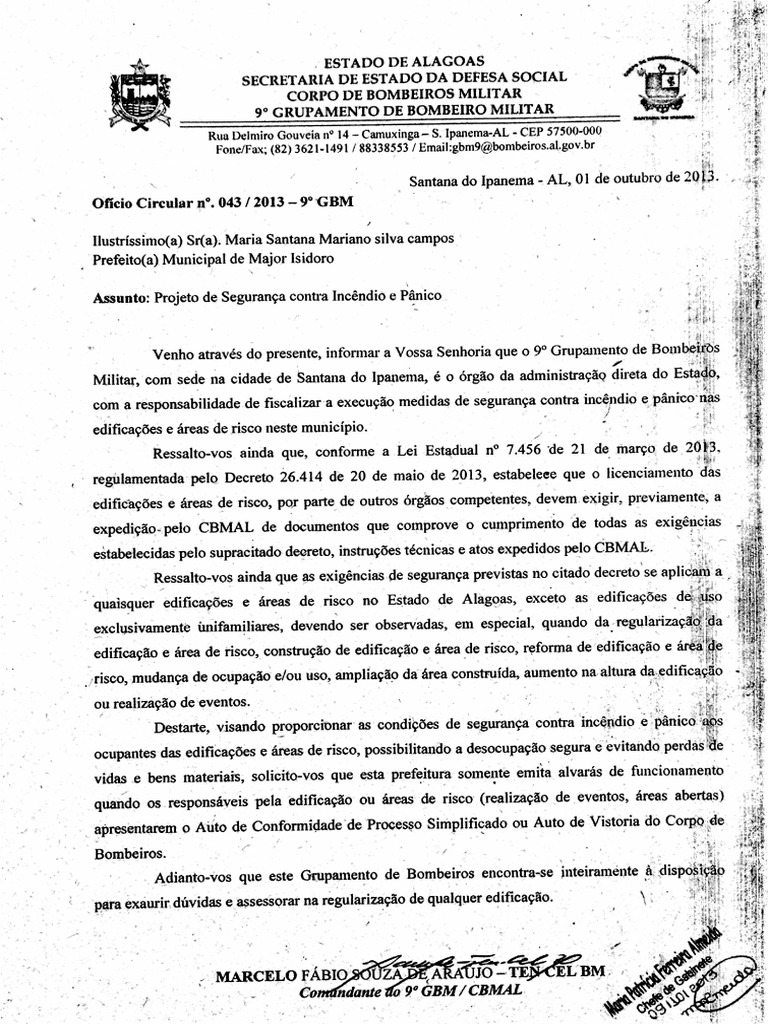 Modelo de Ofício Circular | PDF