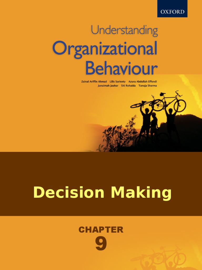 Decision Making | PDF | Organizational Behavior | Decision Making