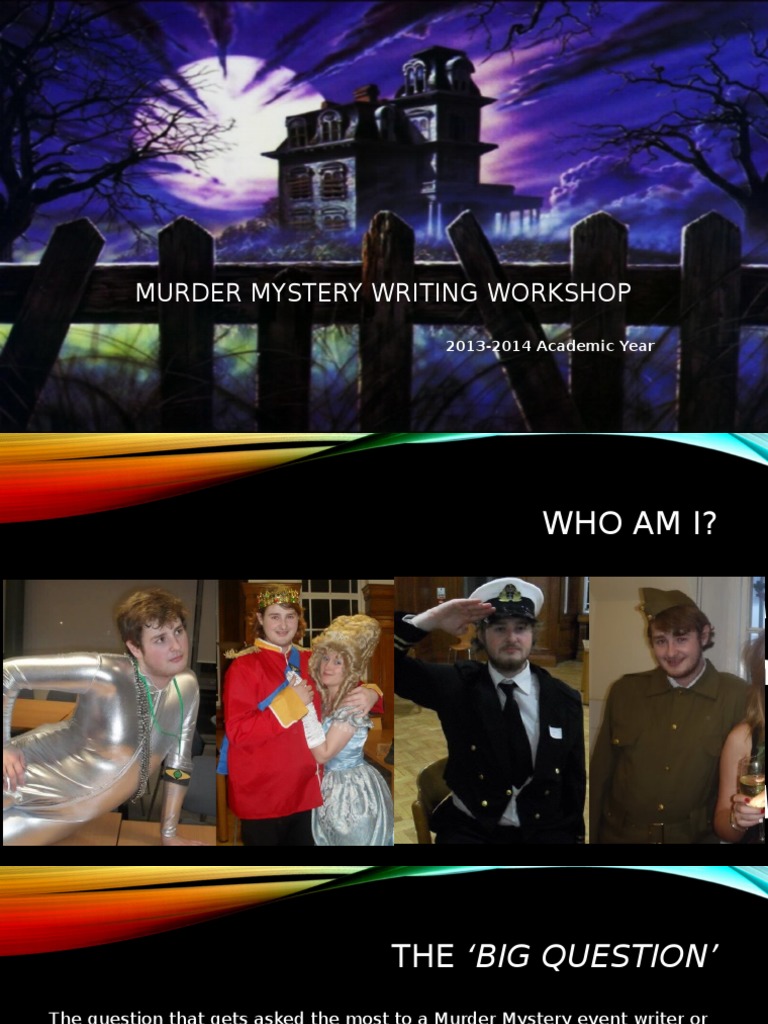 Murder Mystery Writing Workshop | PDF | Leisure