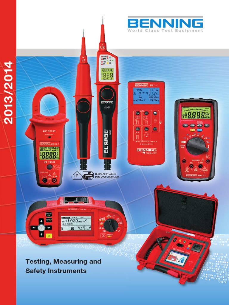 Benning Catalog | PDF | Ac Power Plugs And Sockets | Mains Electricity