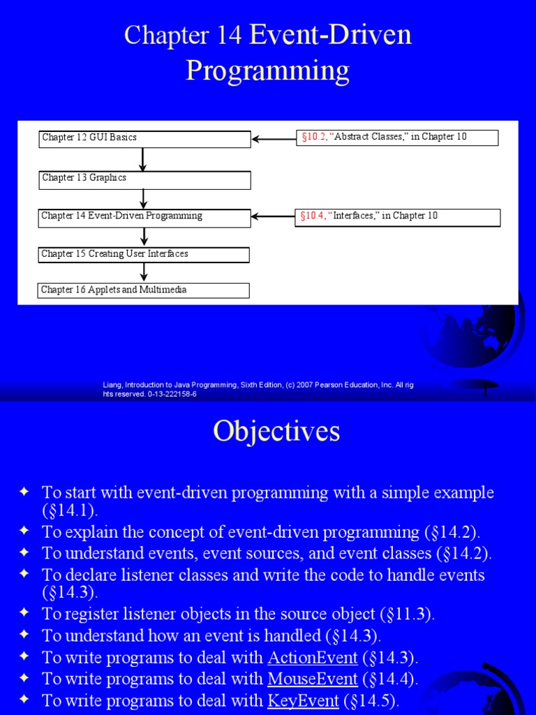 Event Driven Programming Chapter 12 Gui Basics Abstract Classes In Chapter 10 Pdf Class