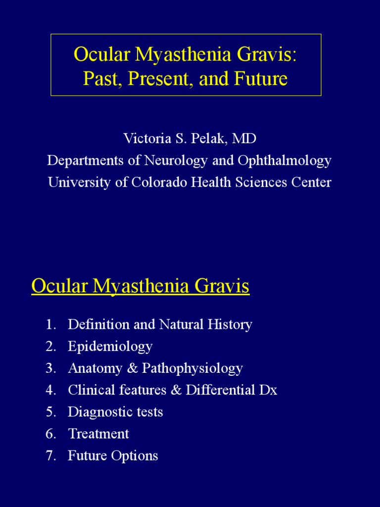 Ocular Myasthenia Gravis Guest Lecture | Neuromuscular Junction | Medicine