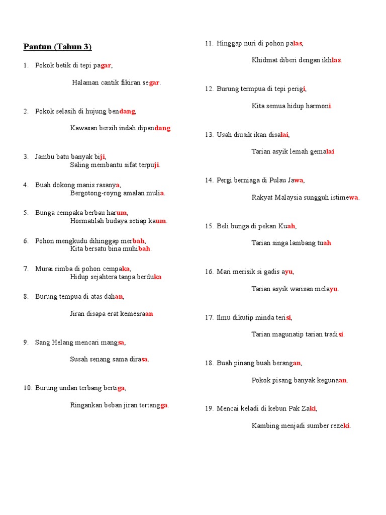 Pantun | PDF