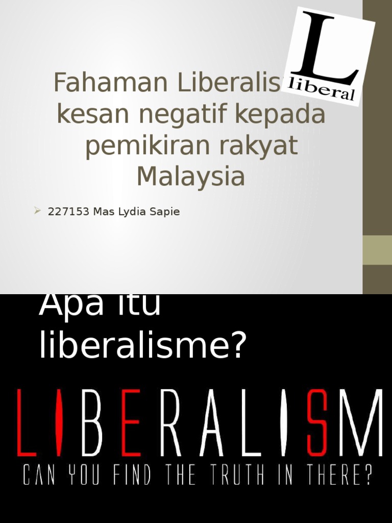 Apa Itu Liberal | PDF