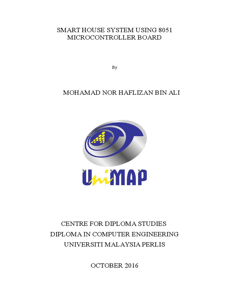 Smart Home with 8051 Microcontroller | PDF | Computers
