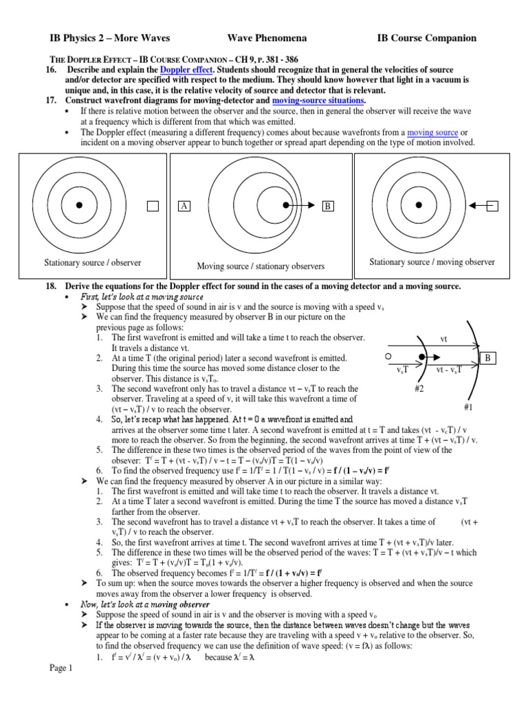 Doppler Effect | PDF | Doppler Effect | Frequency