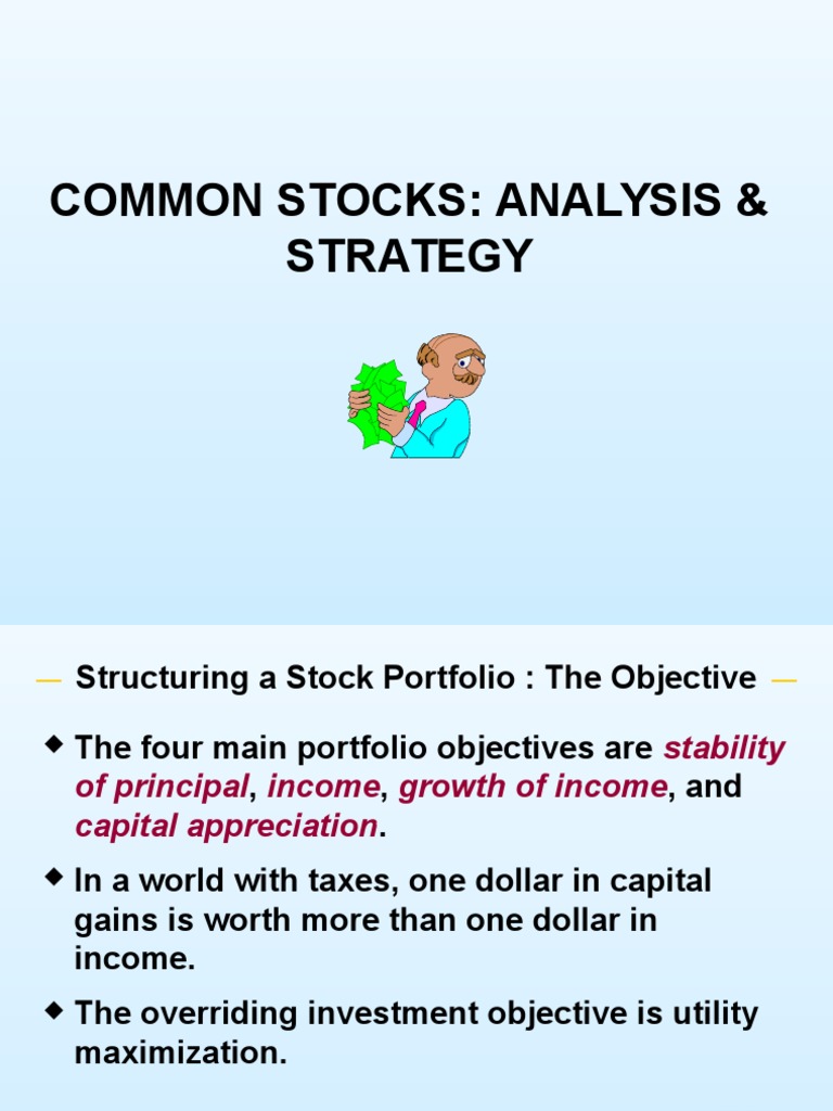 Common Stocks: Analysis & Strategy | PDF | Asset Allocation | Active ...