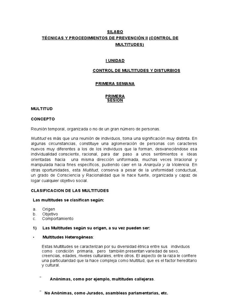 Control Multitudes 2 | PDF | Violencia | Liderazgo