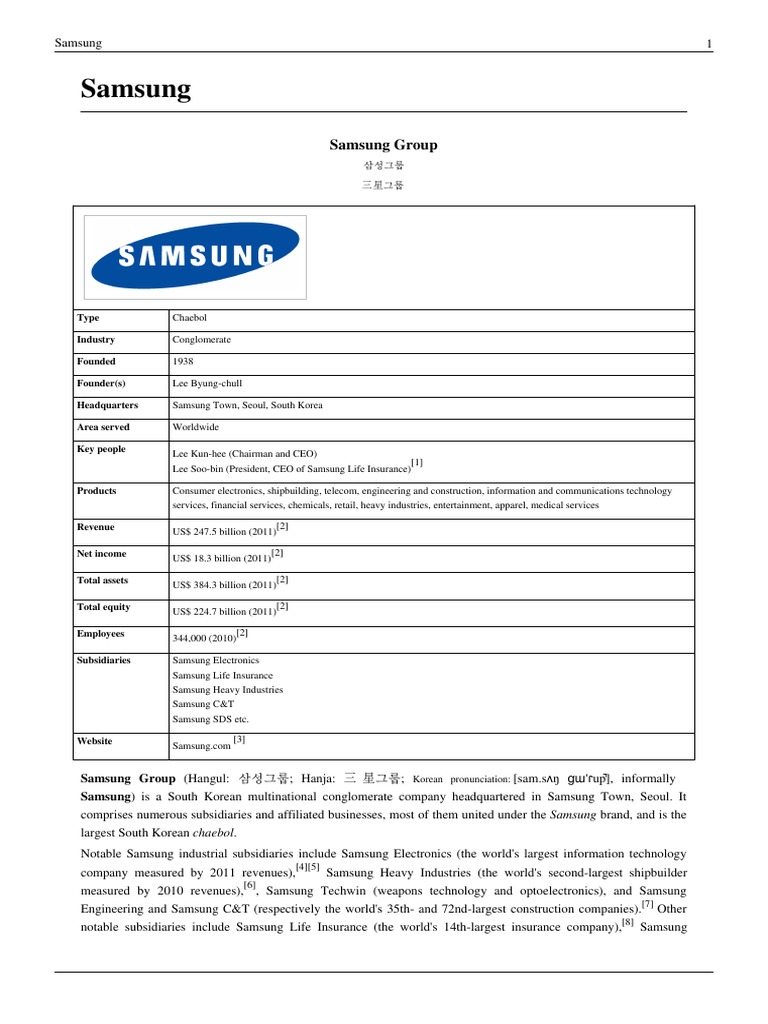 Samsung | PDF | Samsung | Companies