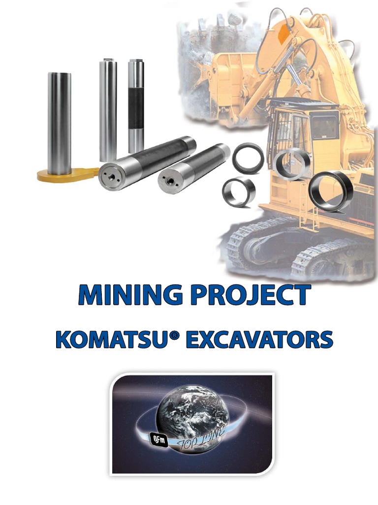 11A) Brochure Pins Bushing Mining Komatsu Excav | PDF