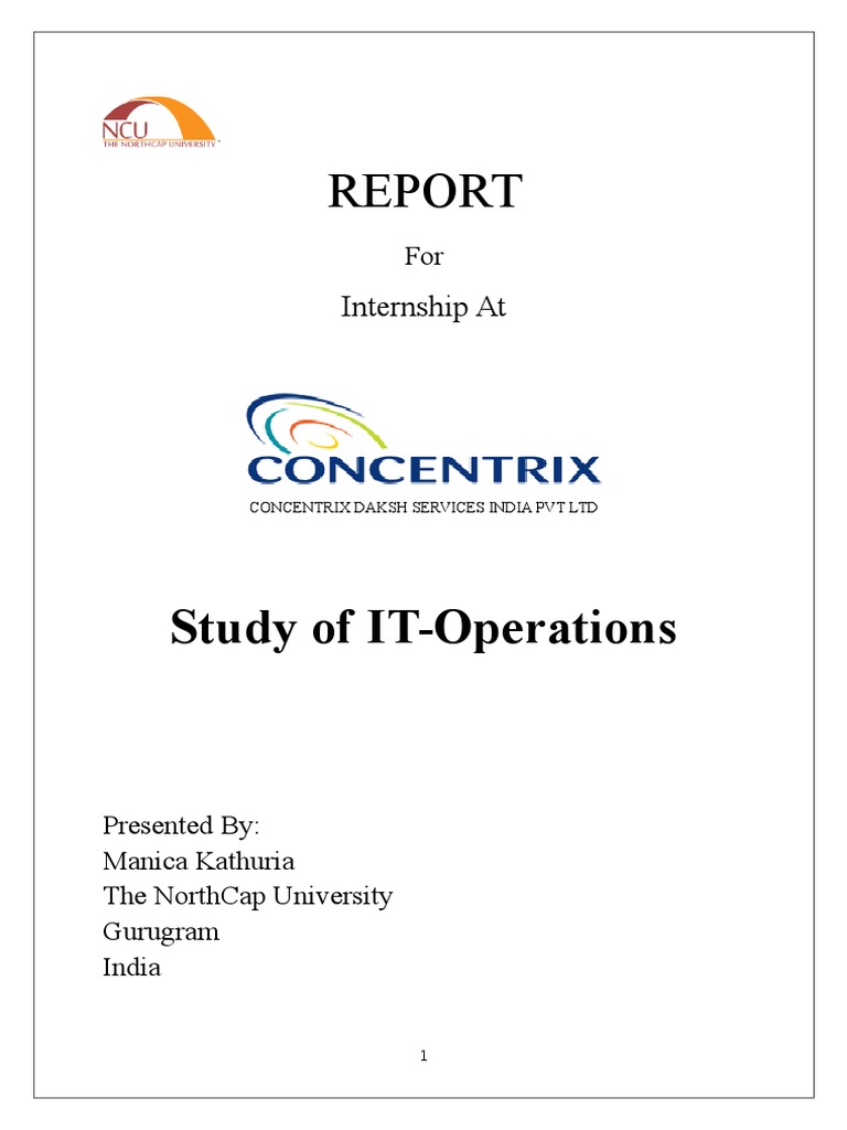 Internship Concentrix | PDF | Ip Address | Internet Protocols