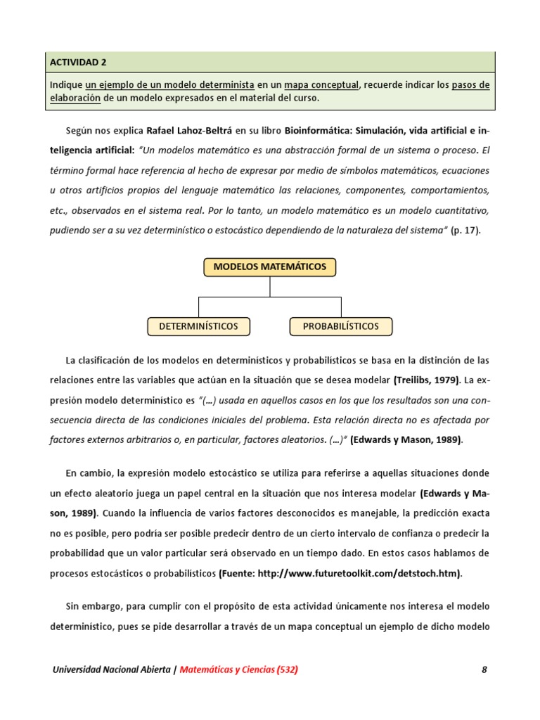 Modelo Determinista | PDF
