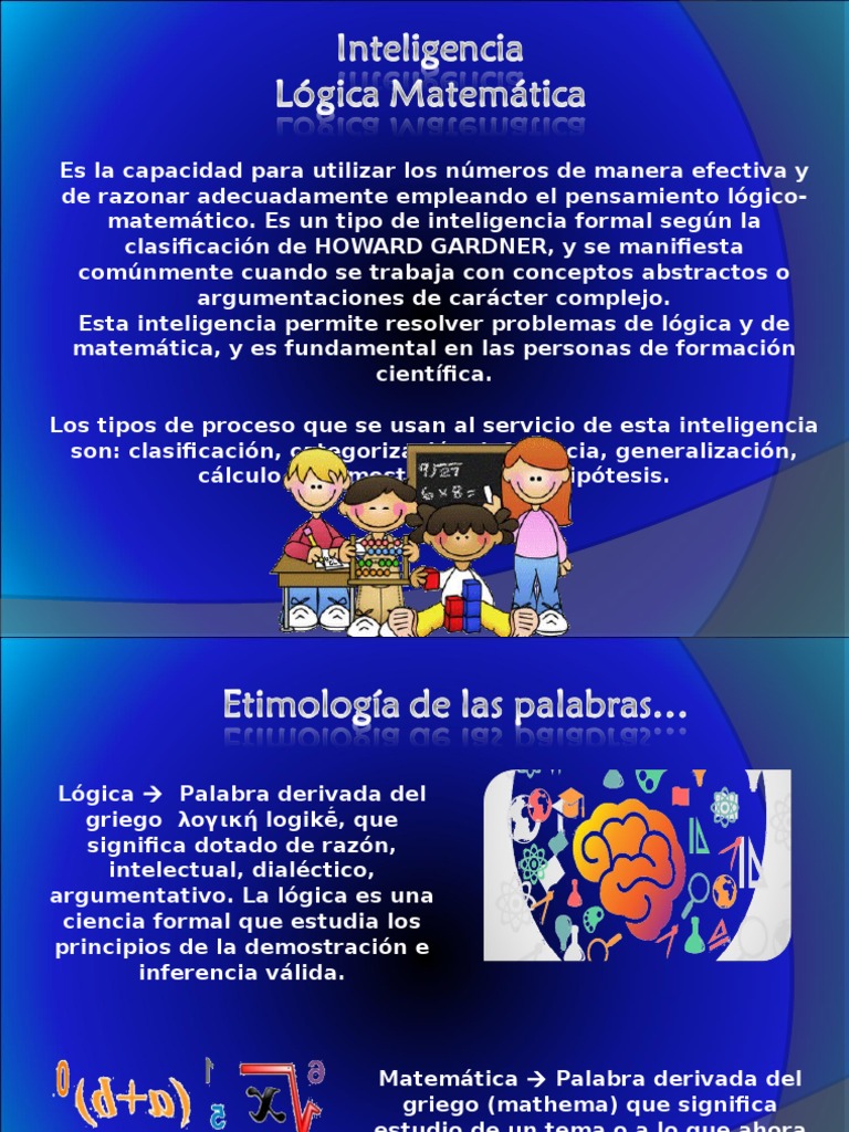 Inteligencia Lógico-Matemática según Gardner | PDF | Lógica | Razón