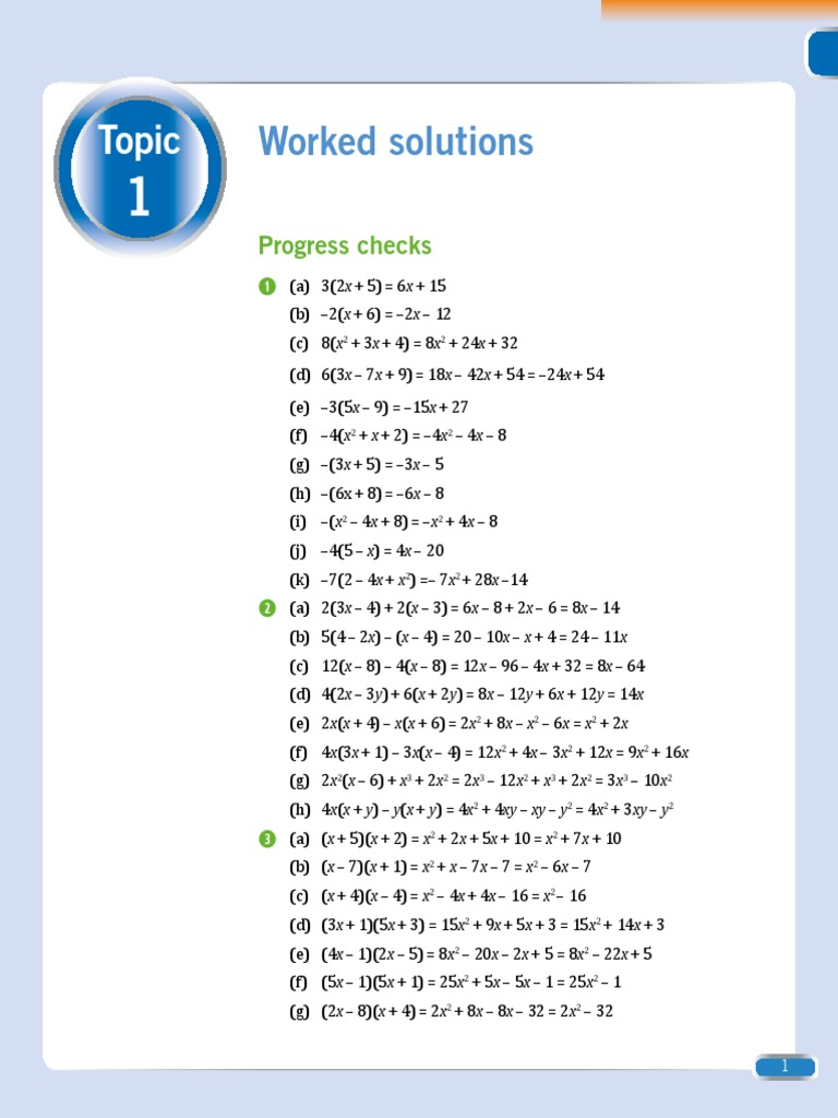 OCR FSMQ Worked Solutions 4th | PDF | Quadratic Equation | Equations