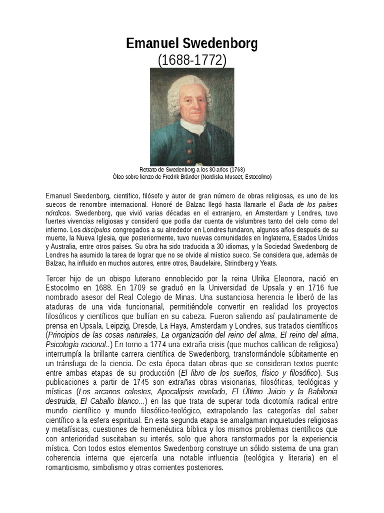 Emanuel Swedenborg | PDF | Emanuel Swedenborg | Amor