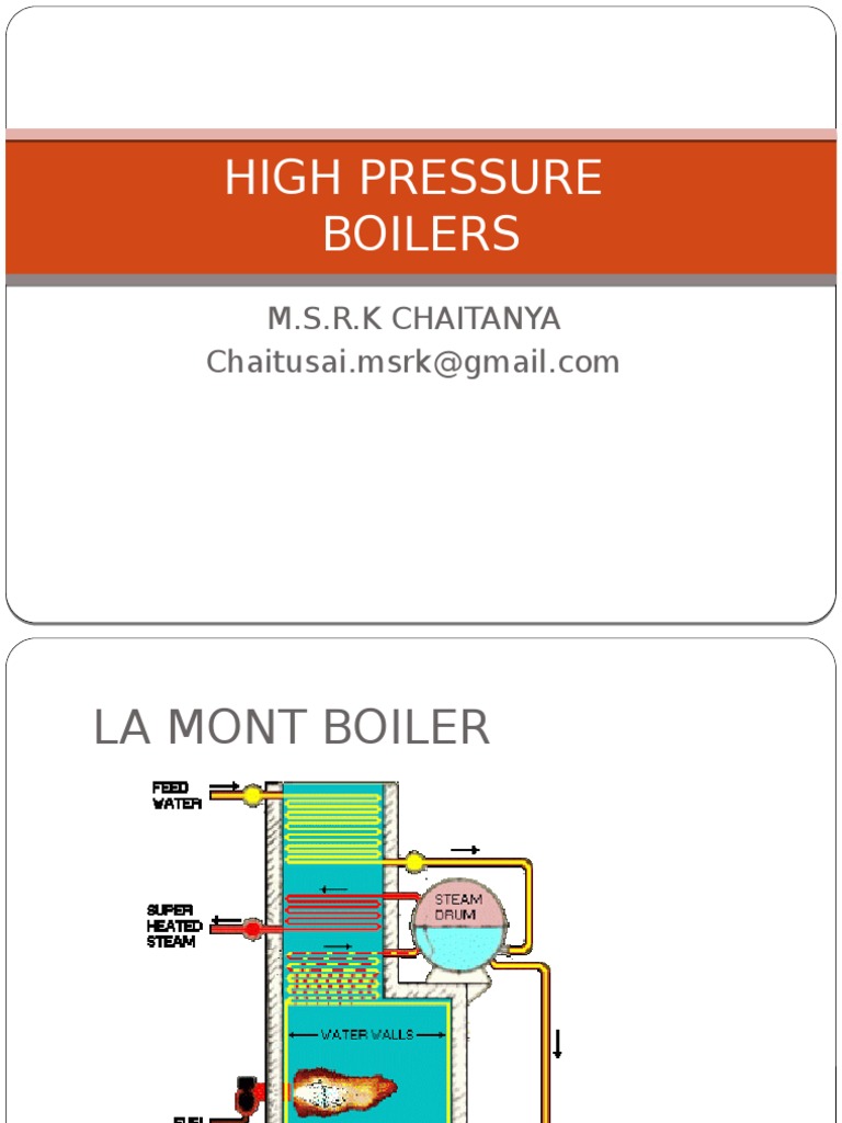 High Pressure Boilers | PDF | Boiler | Steam