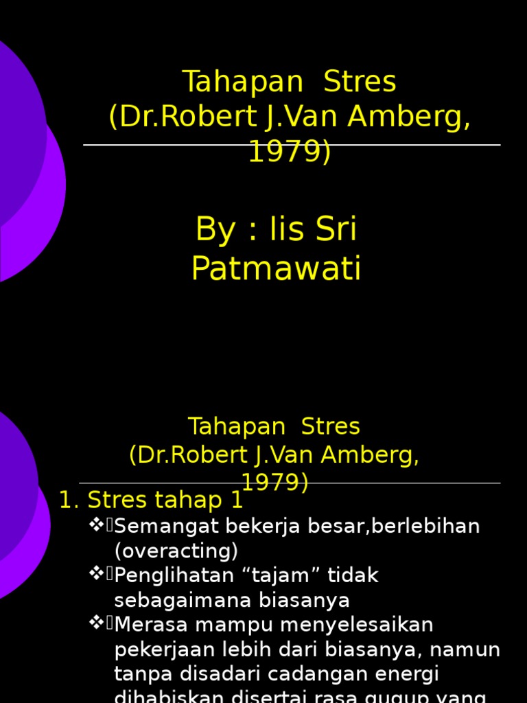 6 Tahapan Stres dalam Psikologi | PDF