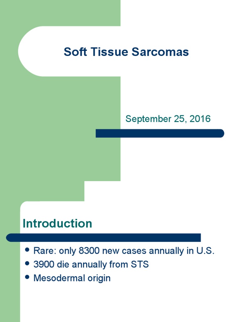 Soft Tissue Sarcomas | PDF | Radiation Therapy | Biopsy