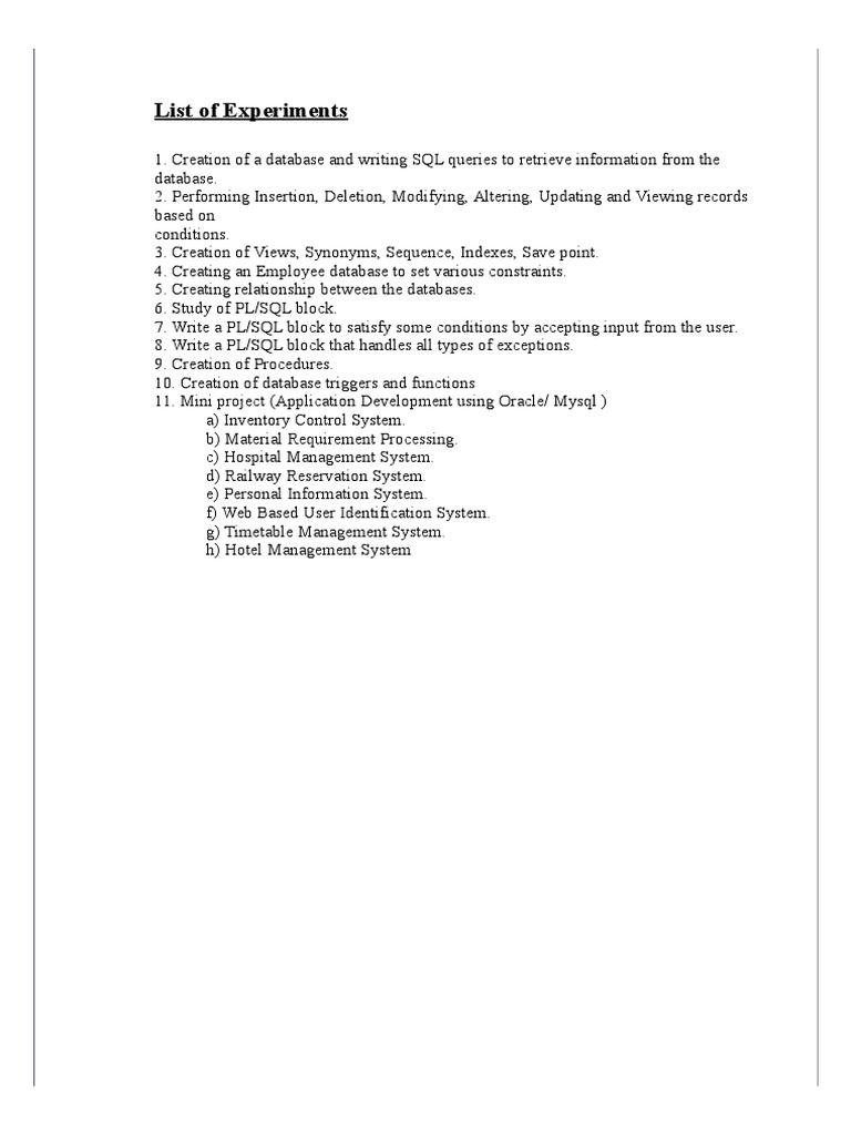 Dbms Project | PDF | Database Index | Relational Database Dbms Project | PDF | Database Index | Relational Database
