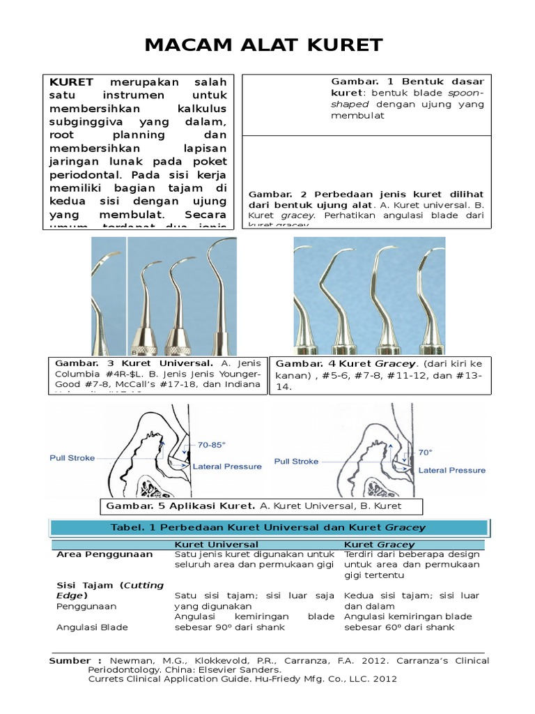 Kuret Periodontal | PDF | Griya & Taman | Sains & Matematika